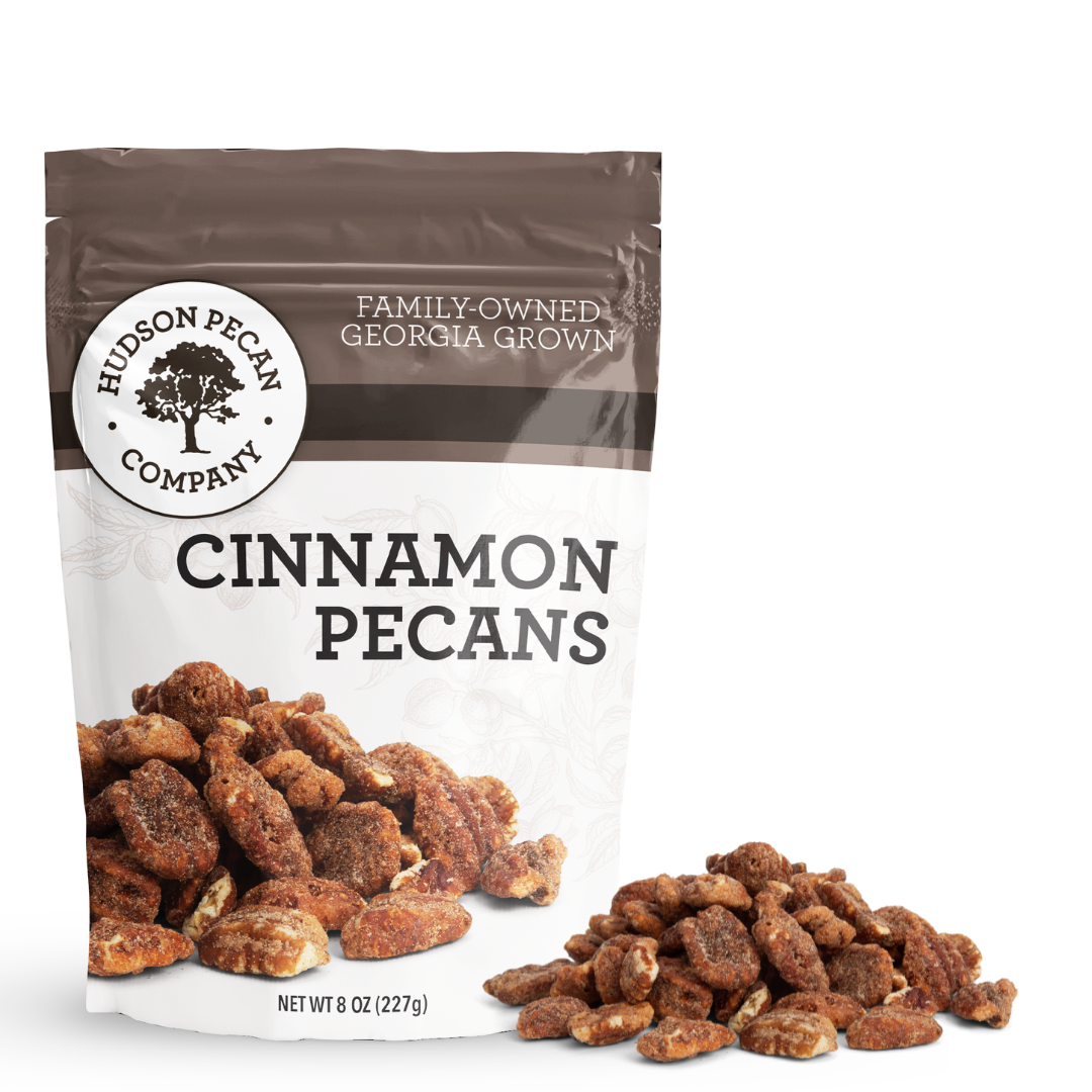 Premium Quality Cinnamon Pecans – Hudson Pecan Company