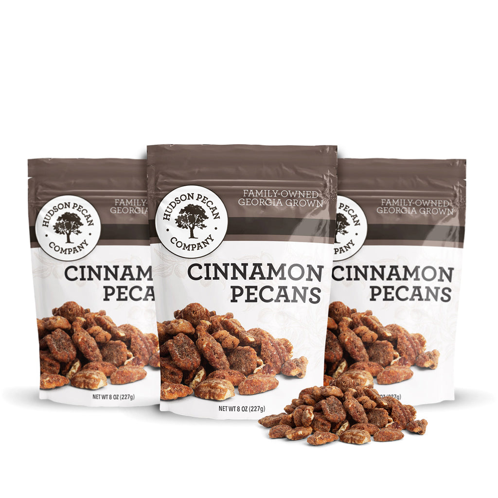 Premium Quality Cinnamon Pecans – Hudson Pecan Company