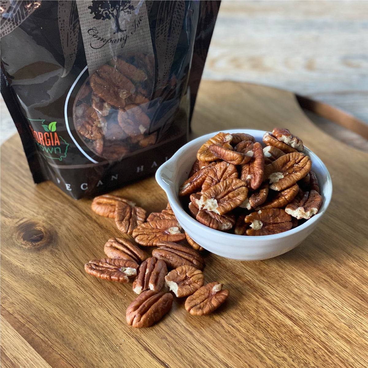 Shelled Fancy Pecan Halves | Hudson Pecan – Hudson Pecan Company