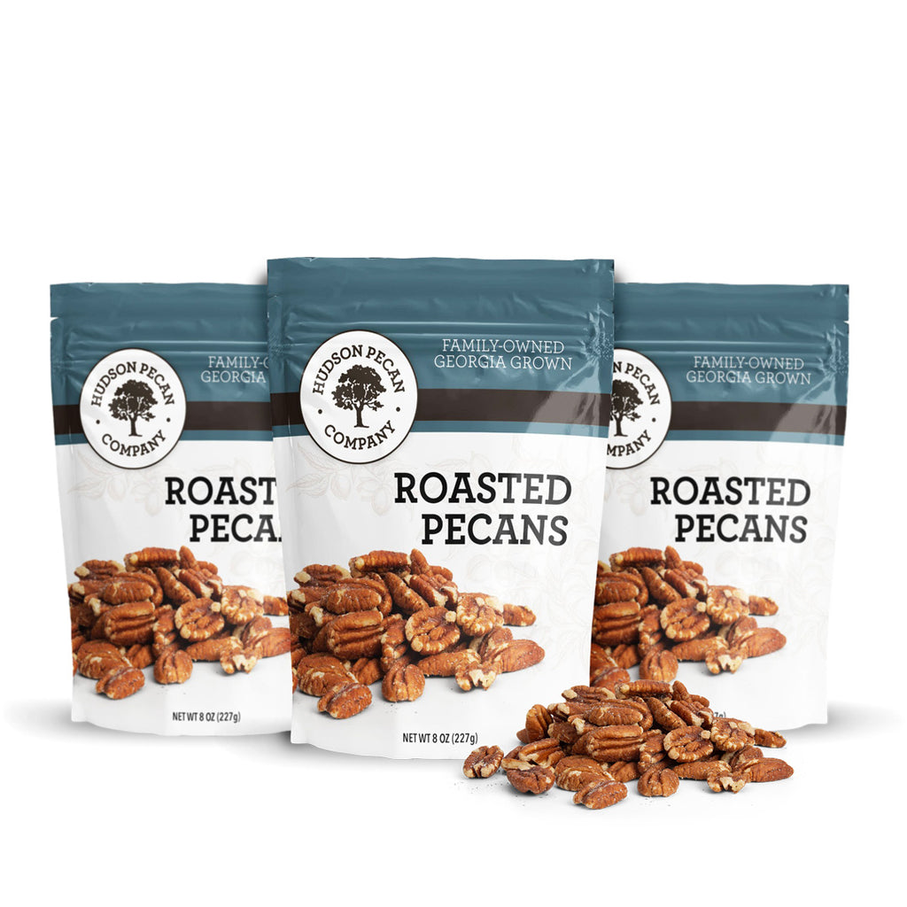 Shelled Fancy Roasted Pecans | Hudson Pecan – Hudson Pecan Company